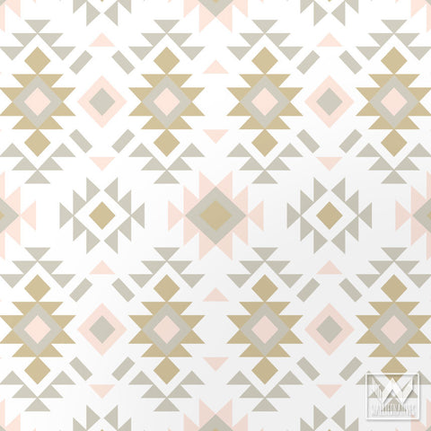 Aztec Pattern Wallpaper Large